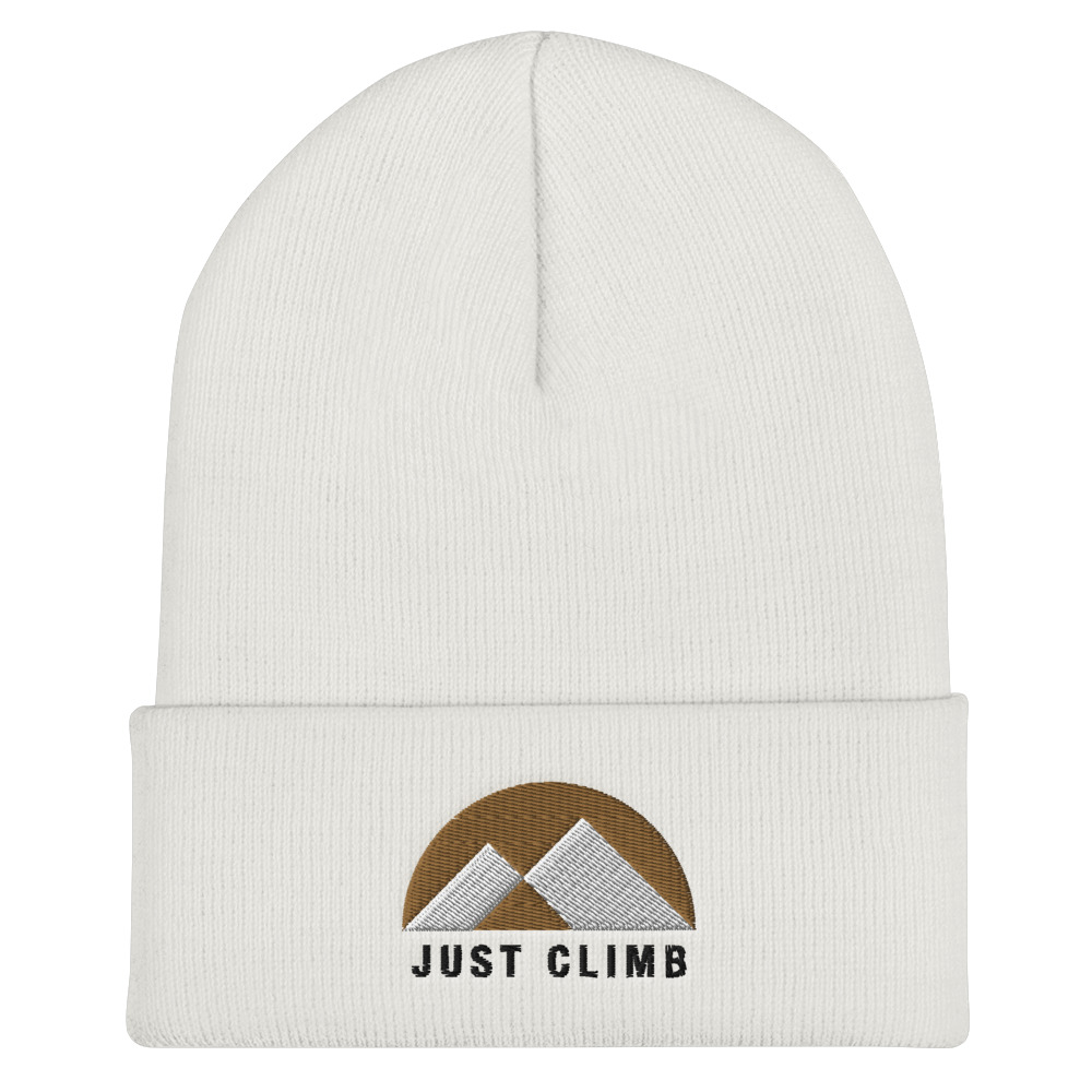 Just Climb Outdoor Rock Climbing Cuffed Beanie - Rock Climb Life