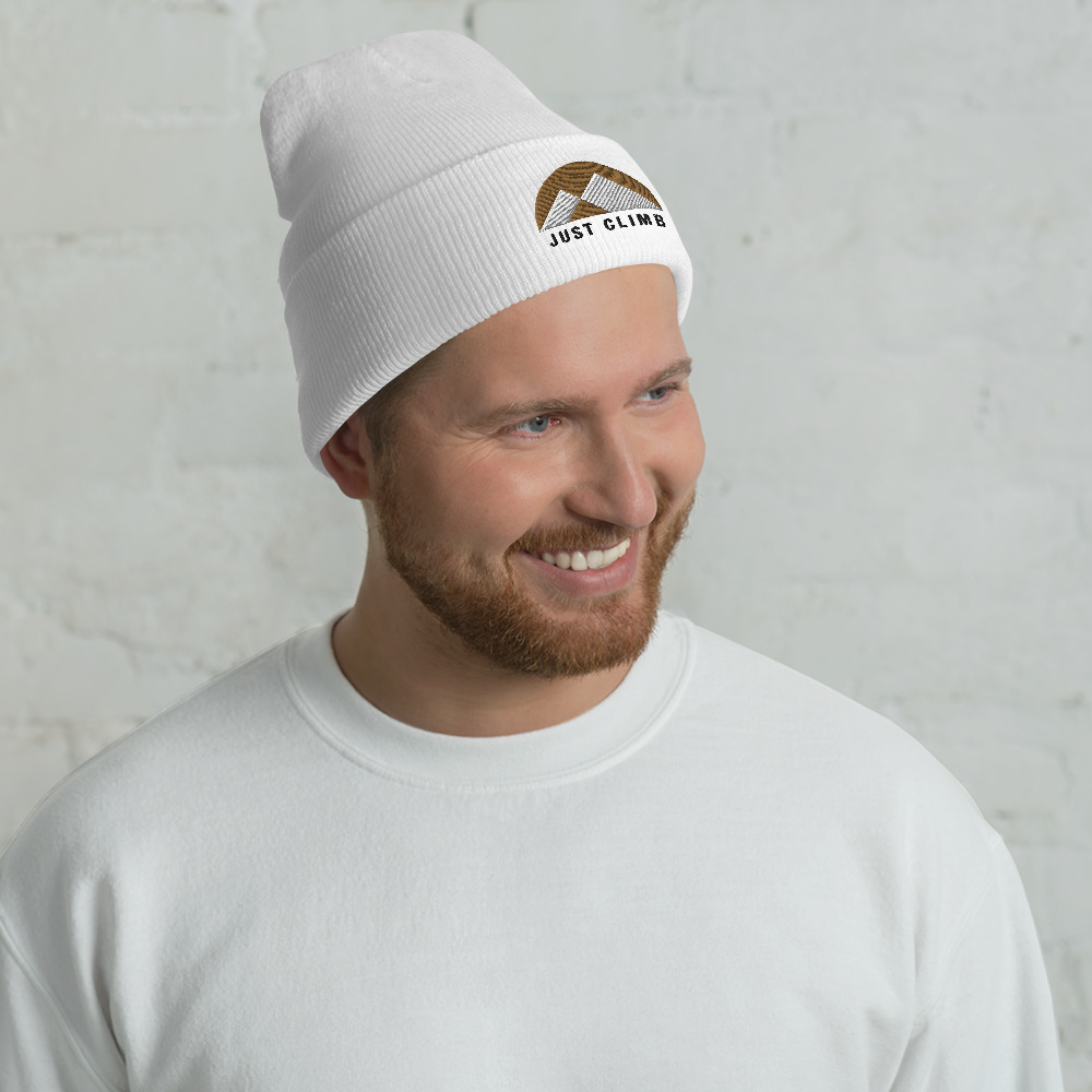 Just Climb Outdoor Rock Climbing Cuffed Beanie - Rock Climb Life